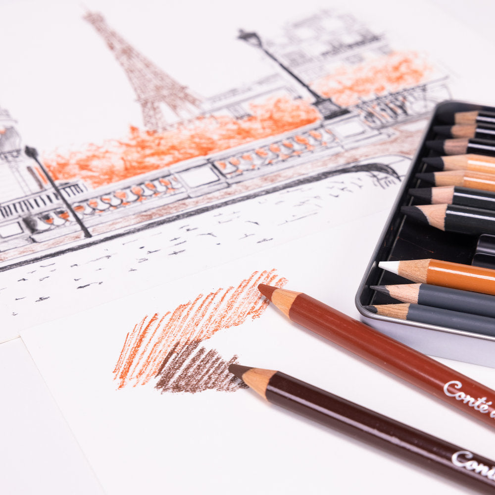 Le Carré Esquisse Sanguine – Conté à Paris